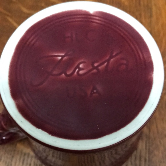 Fiestaware | Dining | Fiesta Ware Claret Coffee Cup Mug | Poshmark